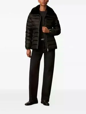 Calvin Klein Faux-fur-trim Quilted Jacket