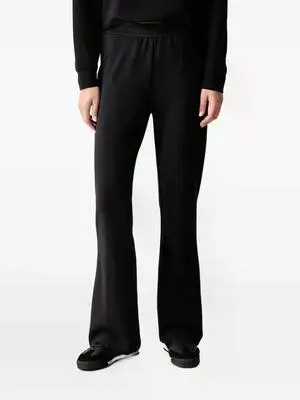 JOOP! Logo-waistband Flared Trousers - Black