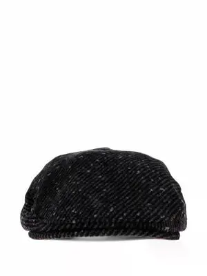 Paul Smith Flecked Wool Flat Cap - Grey