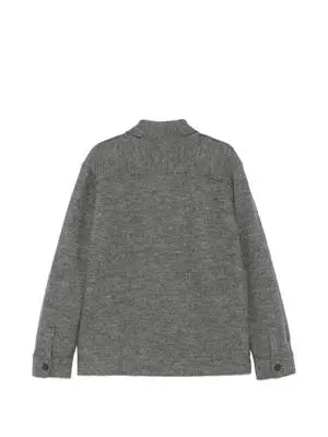 XACUS Virgin Wool Jersey Shirt Jacket