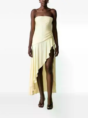 Bardot Lorenza Strapless Ruffled Midi Dress