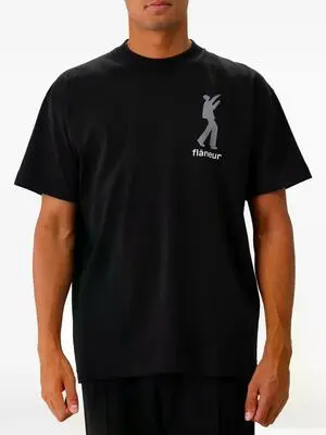 FLANEUR Inflatables Graphic-print T-shirt - Black