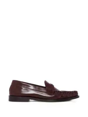 ANINE BING Amoc Loafers - Red