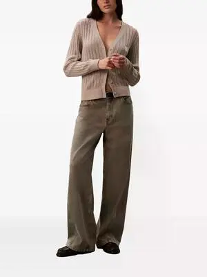 Calvin Klein Ribbed-knit Cardigan