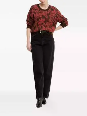 BENETTON Floral-intarsia Sweater
