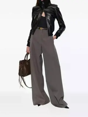 Balenciaga Squared Tailored Pants In Smoke - Grey