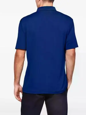 Under Armour Ua Tech Logo-print Performance Polo Shirt - Blue