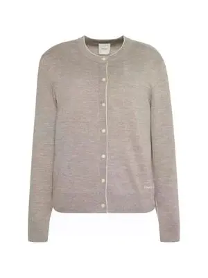 Calvin Klein Contrast-trim Cardigan - Neutrals