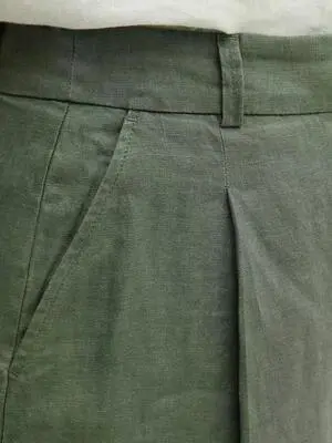 BENETTON Pleated Wide-leg Shorts