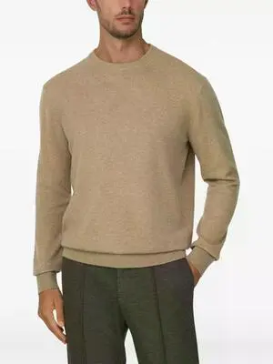 Boggi Milano Crew-neck Jumper In Wool And Cashmere