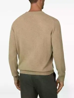 Boggi Milano Crew-neck Jumper In Wool And Cashmere