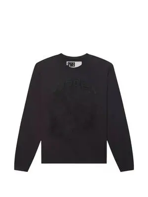 SP5DER Distressed Web V2 Long-sleeved T-shirt - Black