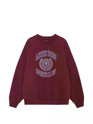 ANINE BING Miles Sweatshirt Collegiate Burgundy - Red
