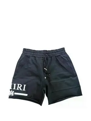 Amiri Logo-print Shorts - Black