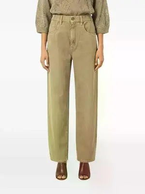 Brunello Cucinelli Elasticated Straight-leg Trousers - Neutrals