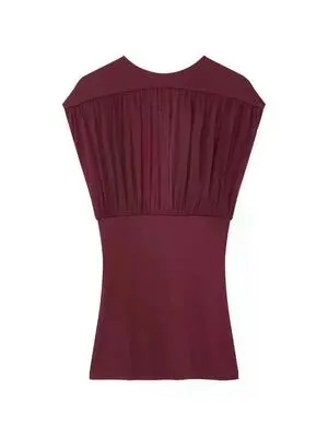 ANINE BING Fran Top Burgundy