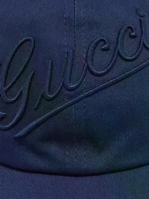 Gucci Logo Embroidered Baseball Cap