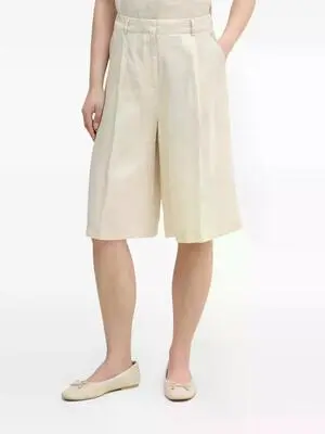 BENETTON Pleated Wide-leg Shorts