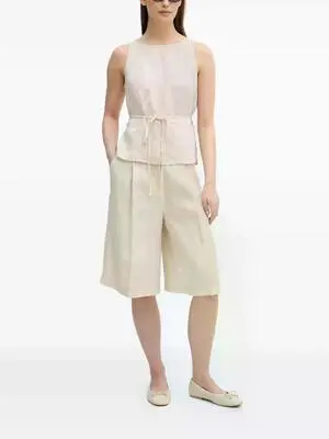 BENETTON Pleated Wide-leg Shorts