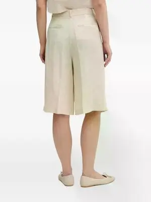 BENETTON Pleated Wide-leg Shorts