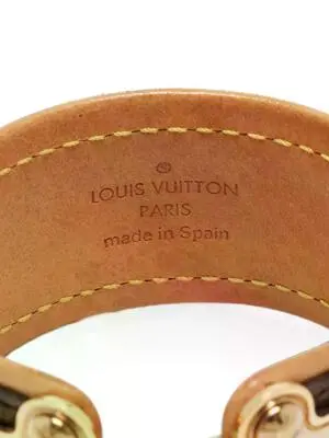LOUIS VUITTON Wide Save It Monogram Cuff Bracelet