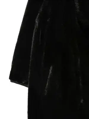 Emporio Armani Faux-fur Side-button Coat