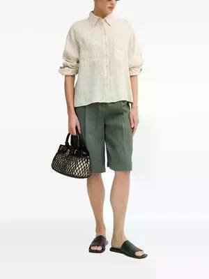 BENETTON Patch-pocket Shirt - Neutrals