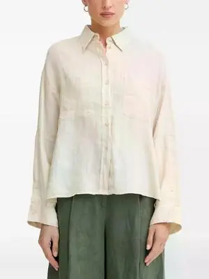 BENETTON Patch-pocket Shirt - Neutrals