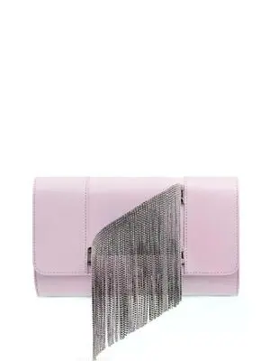 Perrin L'eiffel Cascade Crystal-embellished Clutch Bag - Pink