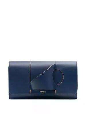 Perrin L'asymetrique Glove Clutch Bag - Blue