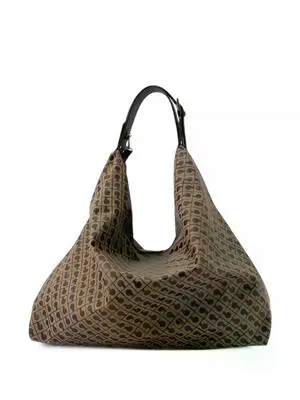 GHERARDINI Large Amazzonia Monogram-print Hobo Bag