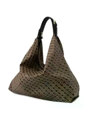 GHERARDINI Large Amazzonia Monogram-print Hobo Bag
