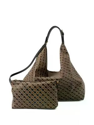 GHERARDINI Large Amazzonia Monogram-print Hobo Bag