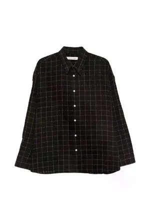SUNFLOWER Stable Checked Shirt - Brown
