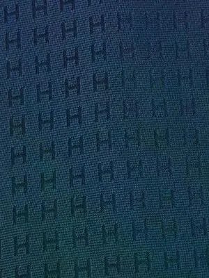 Hermès Façonnée H Jacquard Tie