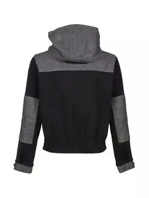 Moncler Denim-panel Fleece Jacket