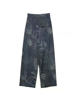 Emporio Armani Print Pallazzo Pants