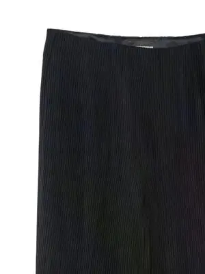 Emporio Armani Ribbed-knit Wool Trousers