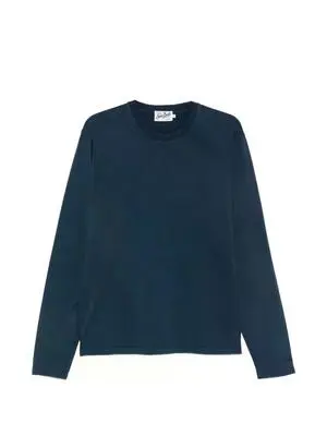 MC2 SAINT BARTH Long-sleeve Cotton T-shirt - Blue