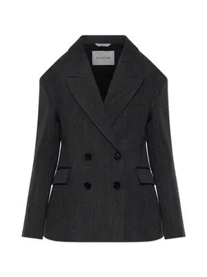 Balenciaga Stola Jacket In Dark