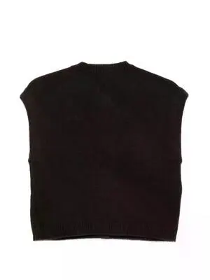 VANISE Polka-dot Button-up Gilet