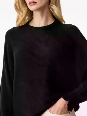 TWINSET Ruffled-cuff Crew-neck Sweater