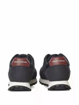 Armani Exchange Logo-patch Panelled Sneakers