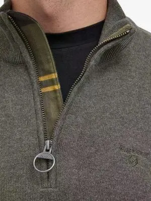 Barbour Cotton Quarter-zip Sweater
