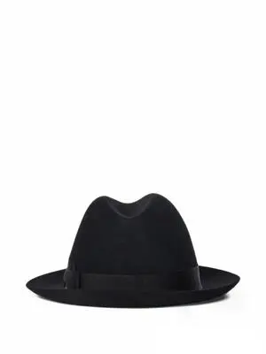 Borsalino Damiano Grosgrain-trim Fedora Hat
