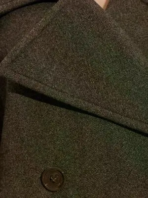 Balenciaga Long Cocoon Coat In Dark