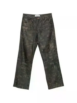 WON HUNDRED Genoa Leather Trousers