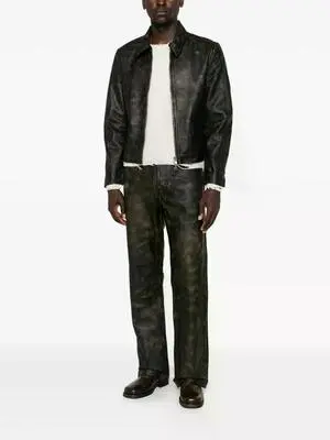 WON HUNDRED Genoa Leather Trousers