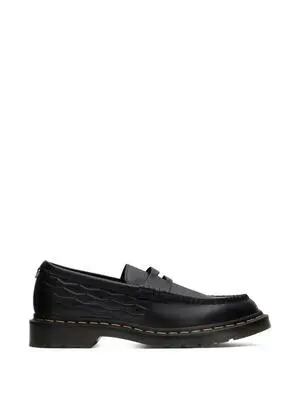 Dr. Martens X Wasted Youth Penton Smooth Leather Loafers - Black