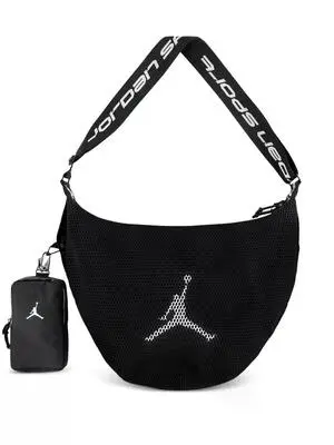 JORDAN Logo-detail Shoulder Bag - Black